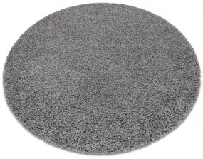 Dywany Luszczow Dětský kusový koberec SOFFI kulatý, shaggy 5 cm šedá Rozměr koberce: 100 cm KRUH