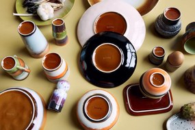 HK living Kameninová miska Curry Daybreak – set 2 ks, hnědá barva, keramika