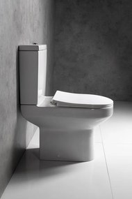 Aqualine Aqualine, VERMET WC kombi mísa, spodní/zadní odpad, bílá, VR038