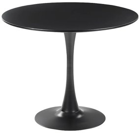 Kulatý jídelní stůl ⌀ 90 cm černý BOCA Beliani