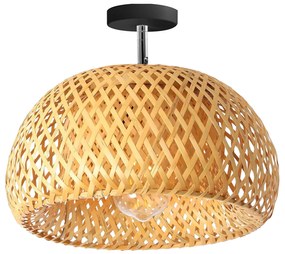 Toolight Toolight, stropní svítidlo 1xE27 APP1577-5C, přírodní hnědá, OSW-03618