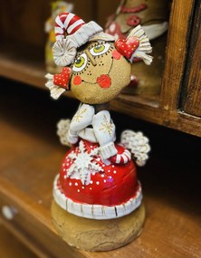 Keramika Javorník Velký zvon - vánoční andílek