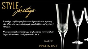 RCR CARRARA SKLENICE NA WHISKY 290ML SADA 2 KS
