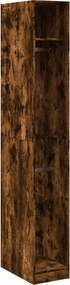 Šatní skříň kouřový dub 30 x 50 x 200 cm kompozitní dřevo 3307778