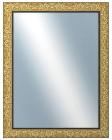 DANTIK - Zarámované zrcadlo - rozměr s rámem cca 70x90 cm z lišty PRAHA zlatá (2752)