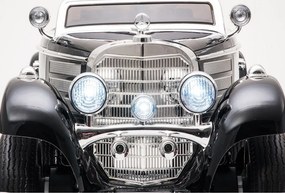 LEAN CARS Elektrické autíčko Mercedes 540K Premium LED MP3 černé
