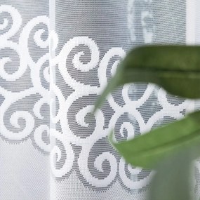Dekorační oblouková krátká záclona na žabky DANIELA 170 bílá 300x170 cm MyBestHome