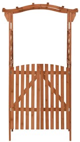 vidaXL Marketos Pergola s brankou 116 x 40 x 204 cm masivní jedle