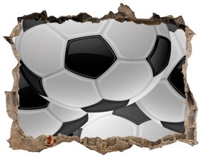 Wallmuralia Fototapeta díra na zeď 3D Fotbal 95x64 cm