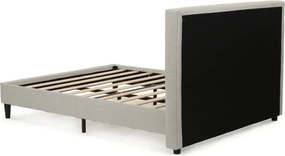 Manželská postel béžová 160x200 cm BED-M160 CRM2