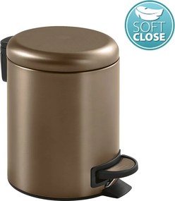 Gedy Gedy, POTTY odpadkový koš 3l, Soft Close, měď mat, 320982