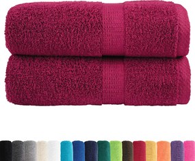 Prémiové mycí ručníky SOLUND 2 ks bordó 30x30 cm 600 g/m² 137203