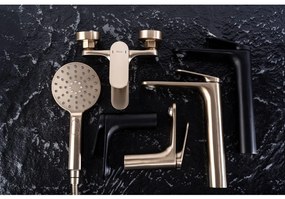 Rea Marco, umyvadlová baterie h-150, černá matná, REA-B4899