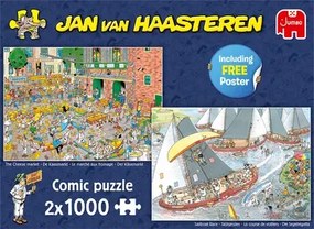 JUMBO Puzzle JvH Holandské tradice / 2× 1000 dílků / od 15 let