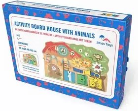2Kids Toys Activity board Domeček se zvířátky / od 3 let