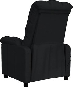 Masážní křeslo černé textil 289808