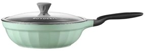 Buydeem cast aluminum nonstick frying pan 30 cm, model cp102, color cozy greenish