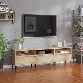 vidaXL TV skříňka 150 x 30 x 44,5 cm kompozitní dřevo [831920] Barva: kouřový dub