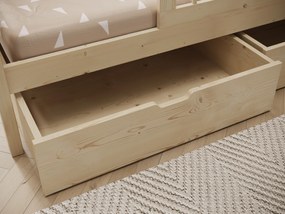 ADRK Furniture Postel Domek Galicja s matrací CH-GAL-P-200-M