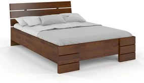 Prodloužená postel Sandemo - borovice   , Borovice přírodní, 200x220 cm