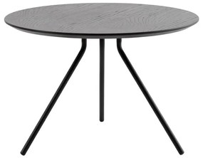 Konferenční stolek vida ø 60 cm černý MUZZA