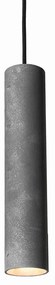 Svěšené válcové železné svítidlo Roest Vertical Dekor: Zinek, Výška: 300 mm