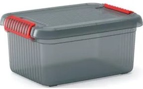 Úložný plastový box KETER K LATCH BOX S šedý 14 l