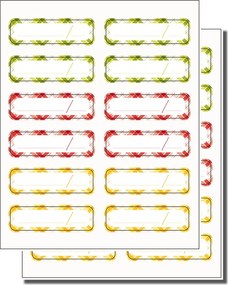TESCOMA Nálepka na sklenice DELLA CASA, 24 ks