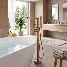Rea, Volně stojící baterie Rea Logan Brush Copper, REA-B2220