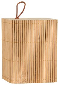 IB LAURSEN Úložný box Bamboo 10 cm, přírodní barva