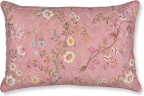 Pip Studio prošívaný polštář Lotus Lullaby 45 x 70 cm - růžový (Dekorativní prošívaný polštář Lotus Lullaby)