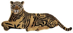 Koberec tygr hnědý, černý 183x76x2 cm