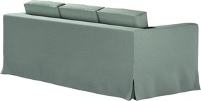 Potah na pohovku IKEA  Karlanda 3-místná nerozkládací, dlouhý barva zelená látka pletený vzor
