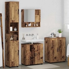 Sada koupelnového nábytku 4 ks Staré dřevo 61 x 35 x 64 cm 3393011