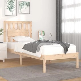 vidaXL Rám postele masivní borovice 90 x 190 cm Single [3103900] Barva: Bílá