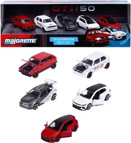 MAJORETTE Dárková sada VW Golf GTI / Kovová autíčka / volnoběžná / 1:6