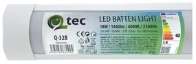 LED Podlinkové svítidlo QTEC LED/18W/230V 60 cm bílá