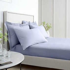 Napínací prostěradlo z bavlněného perkálu v levandulové barvě 135x190 cm Cotton Percale – Bianca