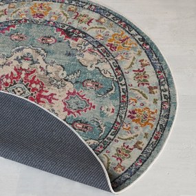 Conceptum Hypnose Kusový koberec Woopamuk495, Tyrkysová Rozměr koberce: 120 x 120 cm