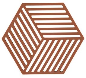 Zone Denmark Silikonová podložka pod horké Hexagon Terracota