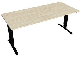 Elektr. nastavitelný stůl 180x80 - HOBIS MOTION MS 3 1800 Dekor stolové desky: akát, Barva kovové podnože: černá