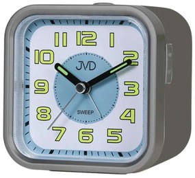 JVD Tichý netikající ručkový budík s LED osvětlením JVD SRP9504.1