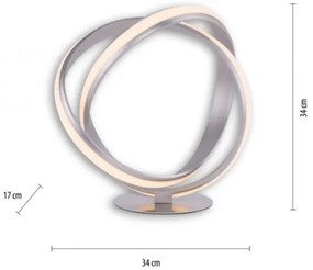 Paul Neuhaus 4531-55 - LED Stmívatelná stolní lampa MELINDA LED/18W/230V chrom