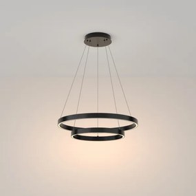 Maytoni MOD058PL-L55B3K - LED Lustr na lanku RIM LED/61W/230V pr. 60 cm černá