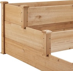 Vyvýšený záhon Yaheetech – světle hnědá (255059145995)