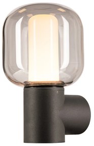 SLV 1004678 Ovalisk, venkovní nástěnné svítidlo, LED 9W 3000/4000K, antracit, výška 28cm, IP65