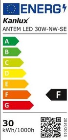 LED reflektor s čidlem Kanlux ANTEM LED 30W-NW-SE B IP44 33207