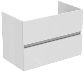 Ideal Standard Eurovit - Umyvadlová skříňka, 55x80x44 cm, 2 zásuvky, lesklá bílá R0263WG