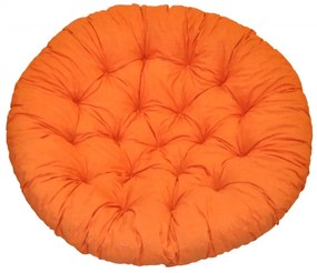 Axin Trading s.r.o. Polstr deluxe na křeslo papasan 110 cm - oranžový melír