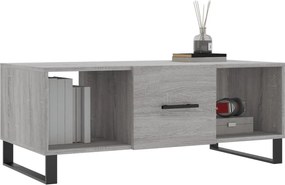 vidaXL Konferenční stolek 102 x 50 x 40 cm kompozitní dřevo [829330] Barva: bílá s vysokým leskem